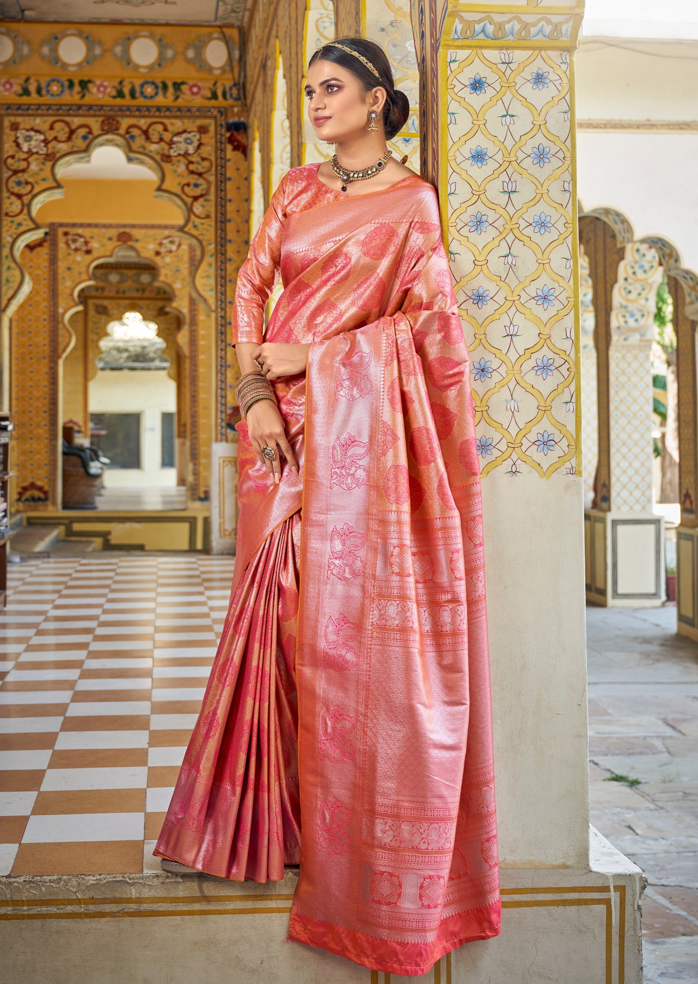 Buy Pure Handloom Kanchipuram Sarees Online india – Sunasa