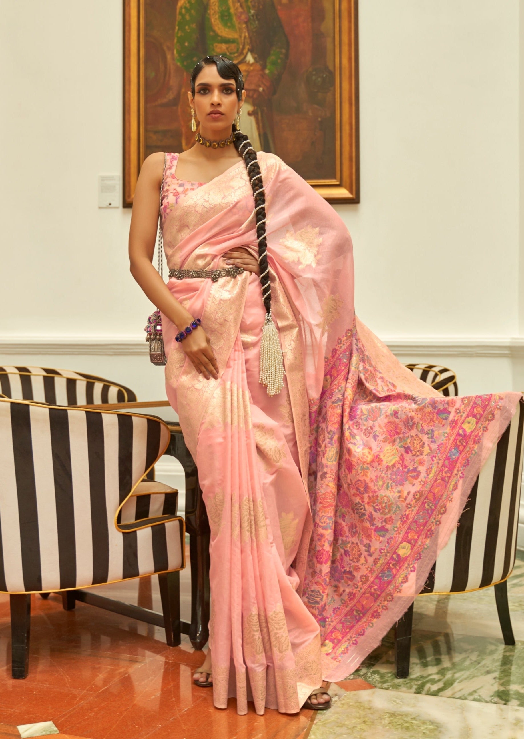 Handloom Kashmiri Banarasi Silk Sarees Online Shopping Best Price – Sunasa
