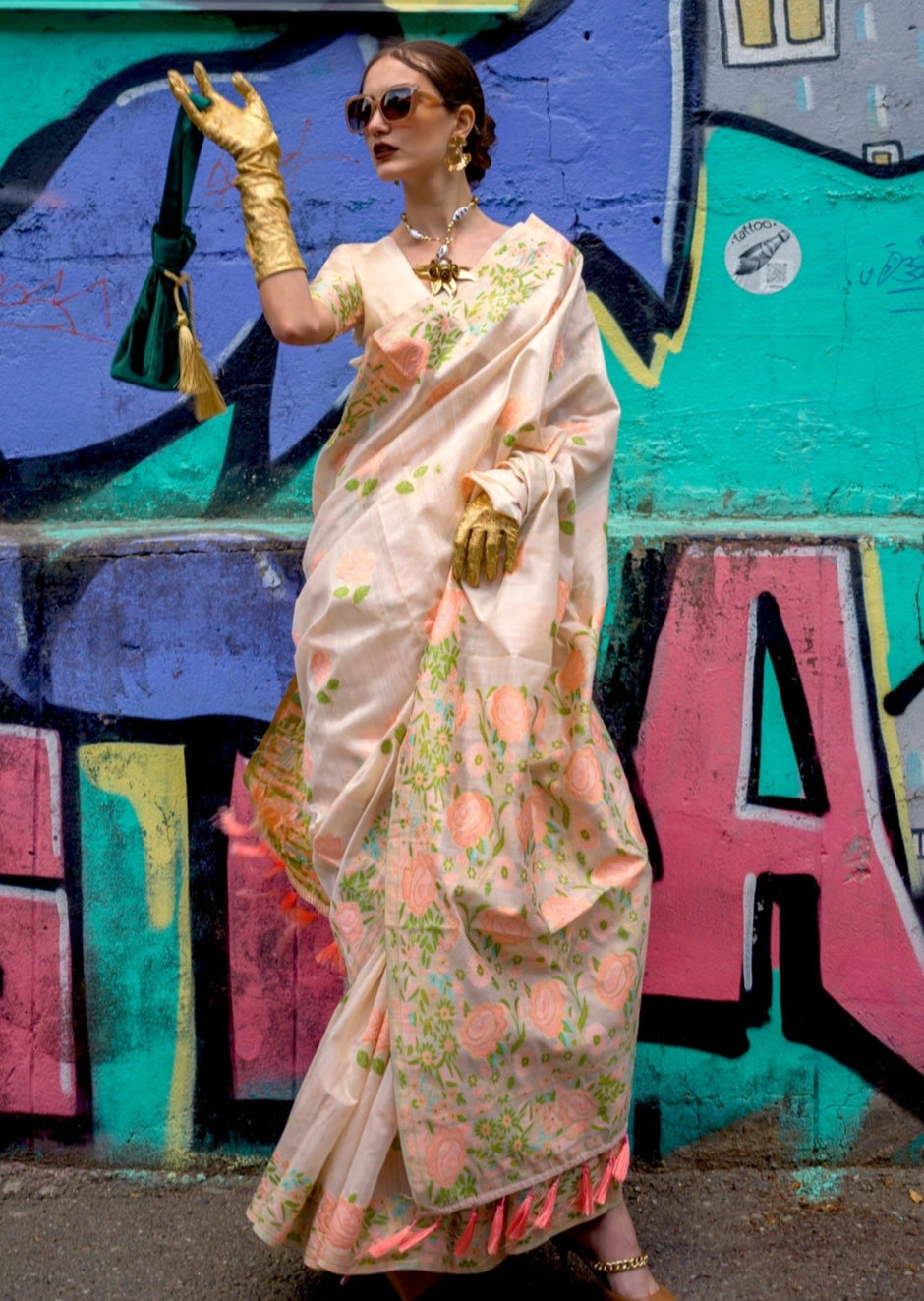 Shop Parsi Gara Hand Woven Embroidery Silk Sarees Online India SALE ...