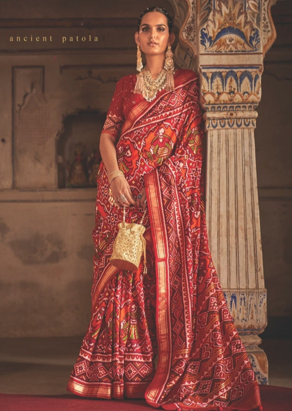 Patan Patola Maroon Red Saree USA Online Shopping For Wedding | SALE ...